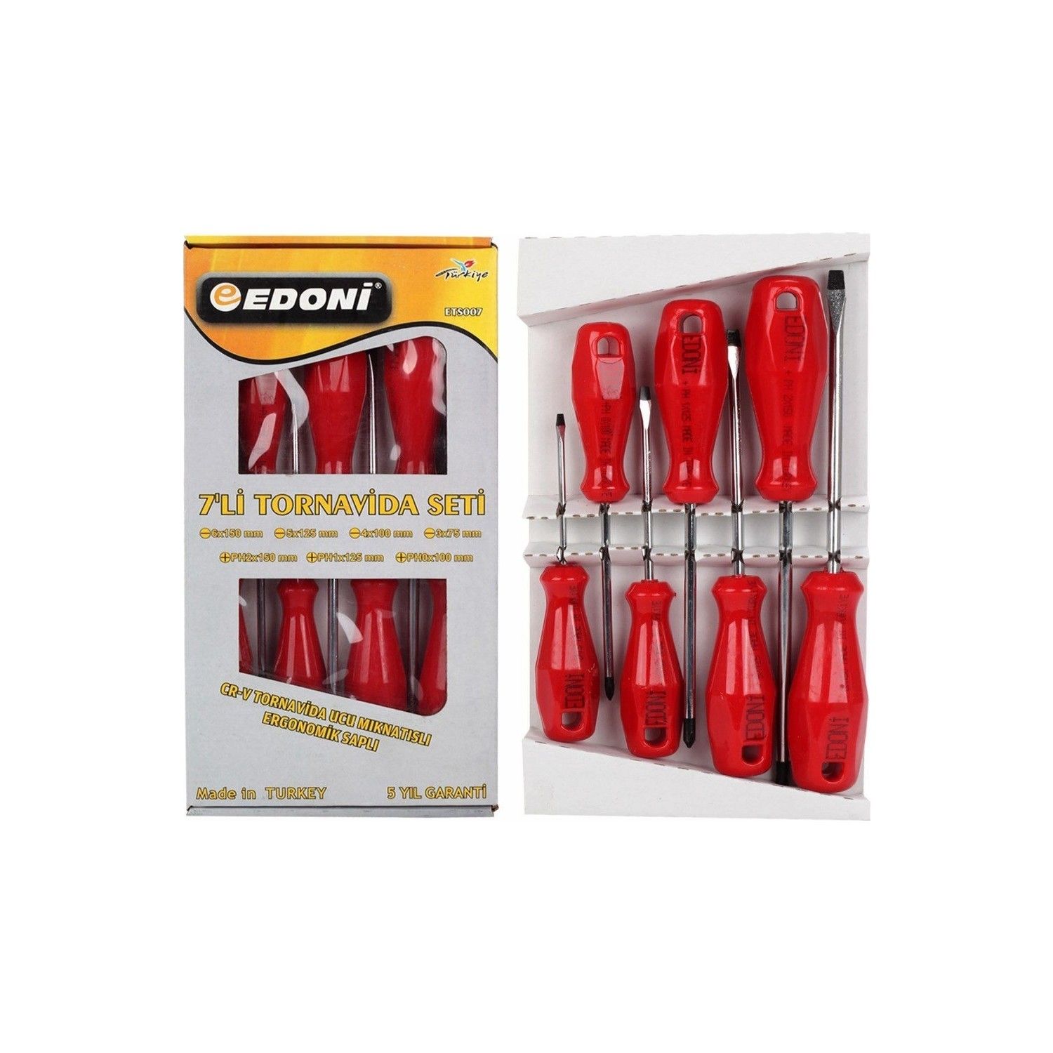 EDONİ TORNAVİDA SETİ 7 PCS – Soylu Toptan